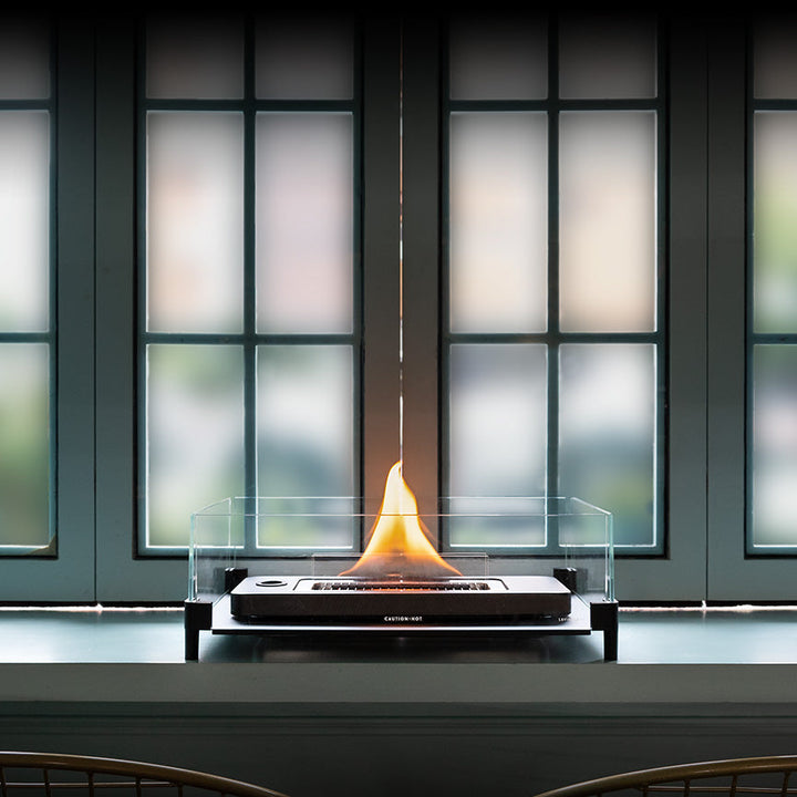 Mountain Tabletop Fire Pit 180 (w/ Glass Guard) | Portable Fire Pits ...